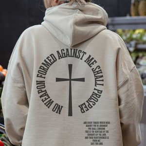 No Weapon Formed Against Me Shall Prosper Shirt, Christian Hoodie ...