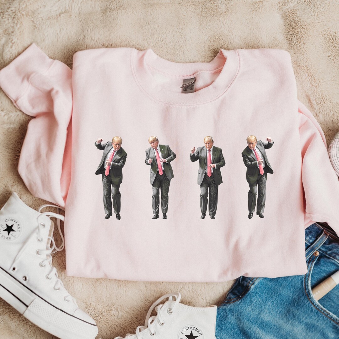 Dancing Trump Shirt, Funny Trump Shirt, Trump Vance Sweatshirt, Trump ...