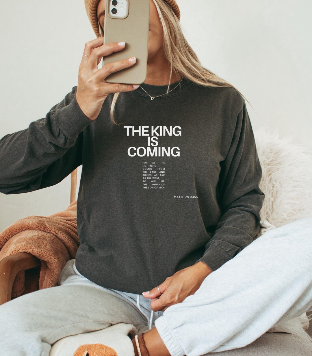 The King is Coming Shirt, Forgiven Shirt, Good News Shirt, Jesus Saves ...