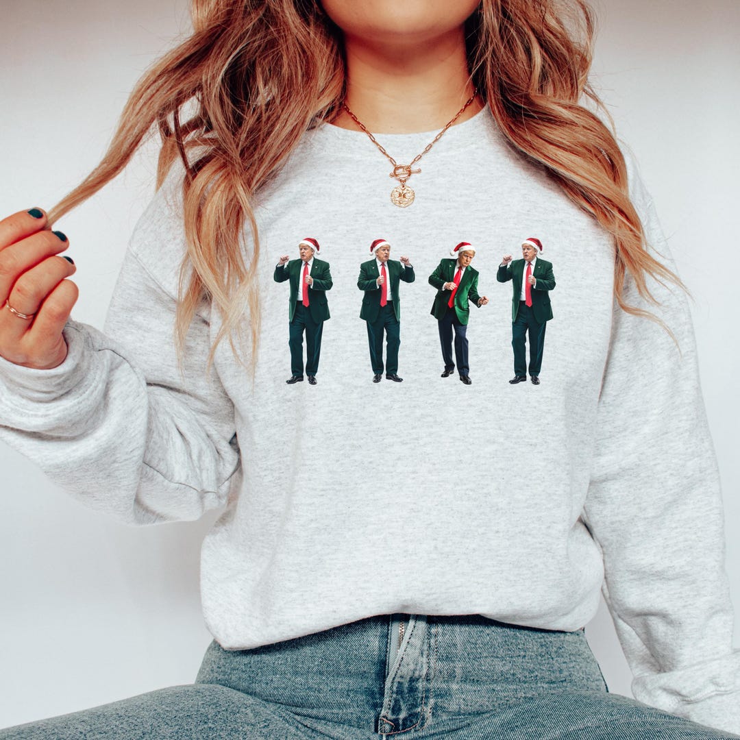 Dancing Trump Christmas Shirt, Trump Dance Shirt, Trump Christmas ...