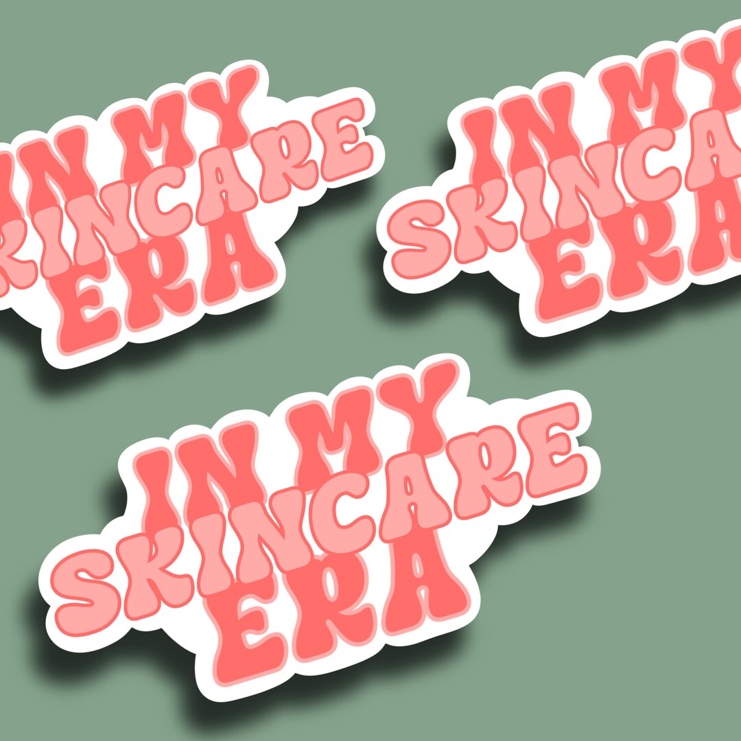 In My Skincare Era Sticker | Esthetician Gift | Skin Care Sticker ...
