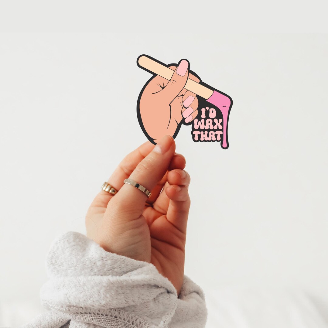 I'd Wax That Sticker: Esthetician Gift | Waxing Decor | Vinyl Decal ...