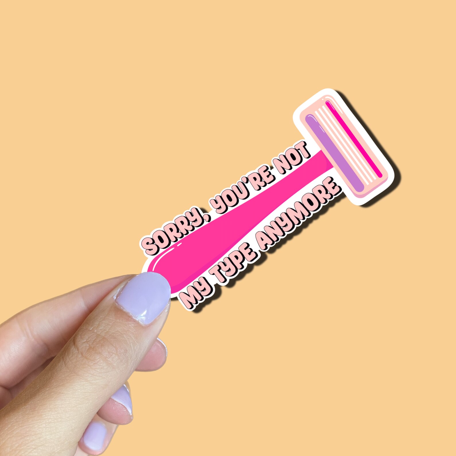 Sorry Youre Not My Type Sticker,laser Technician Gift,esthetician ...