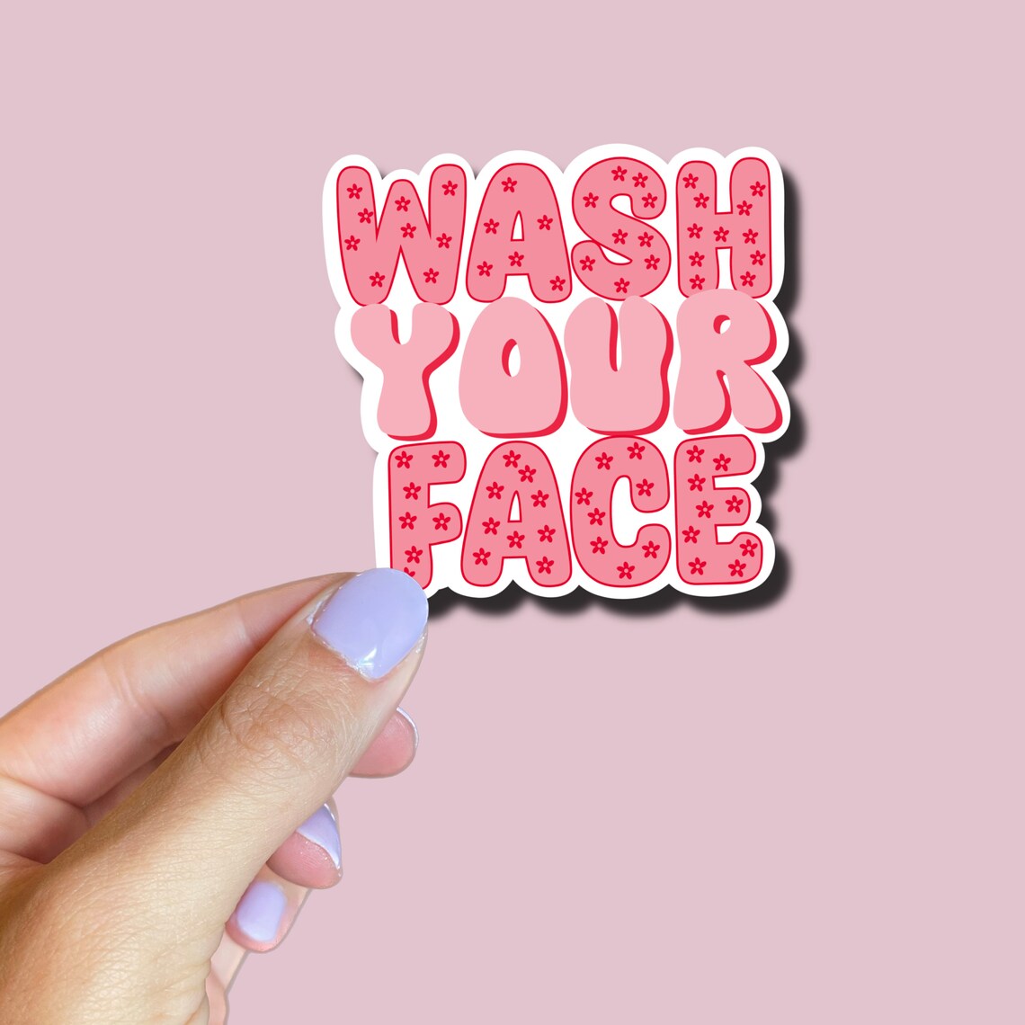 Wash Your Face Esthetician Sticker,esthetician Gift, Skin Care, Skin ...