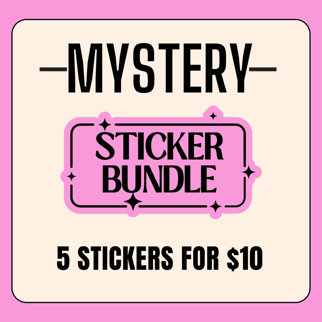 Mystery Bundle 5 Stickers | Esthetician Gift | Skin Care Sticker ...