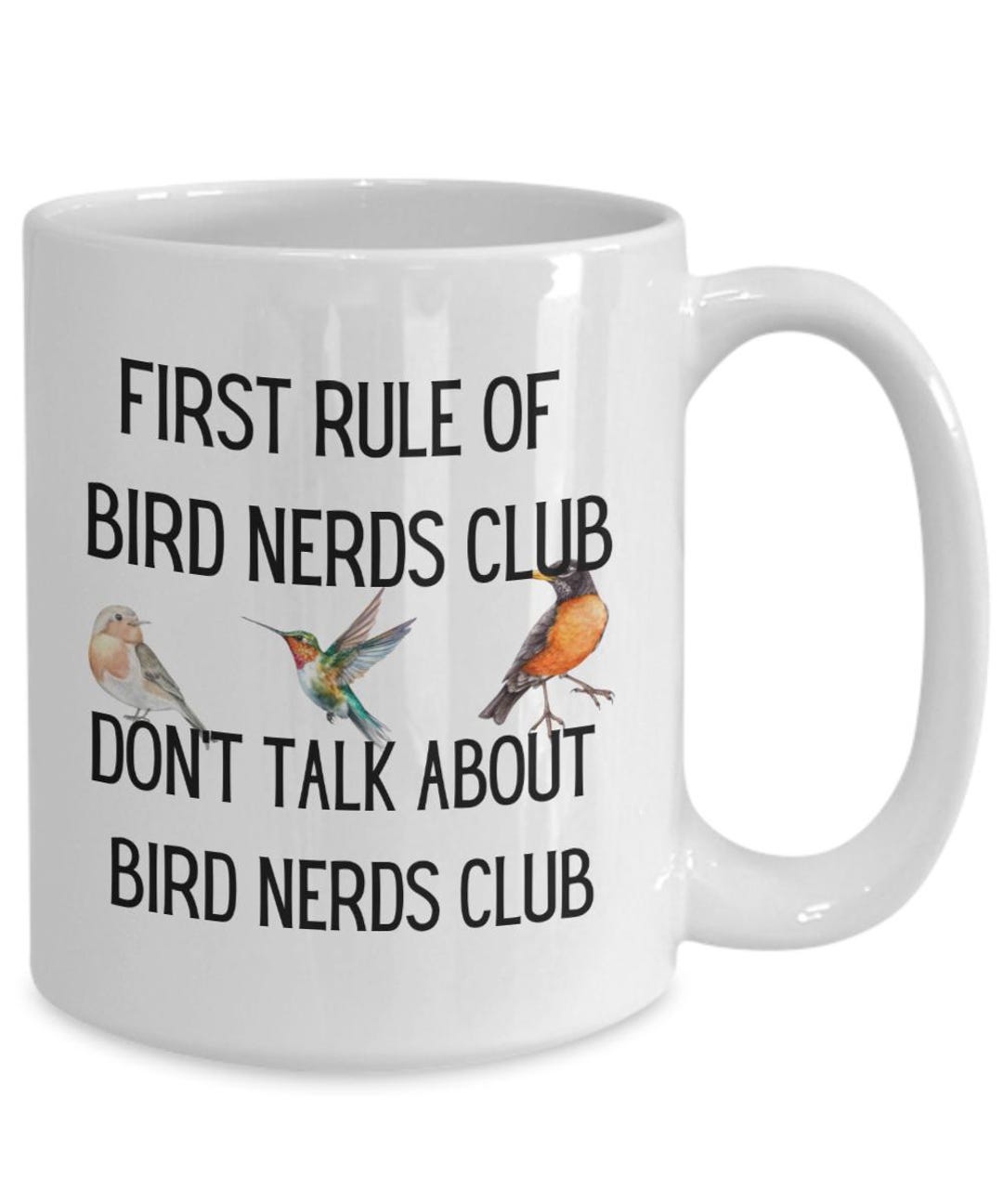 Bird Nerds Club Coffee Mug, Birdwatcher Gift - Etsy