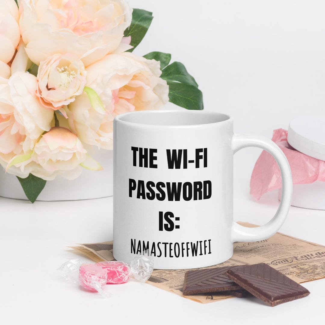 Namaste off Wifi Mug: Funny Wellness Gift for Yoga Lovers - Etsy