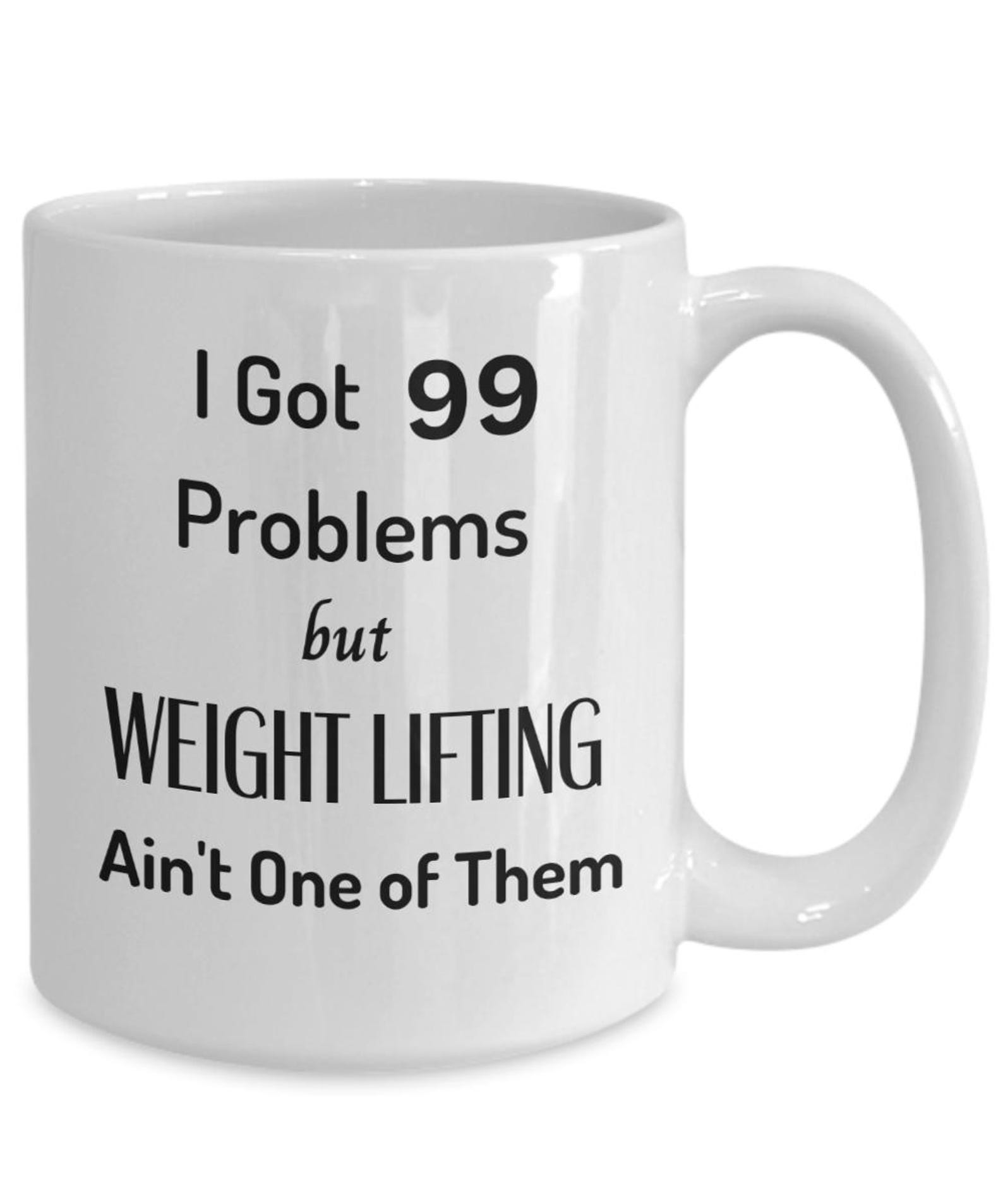 Weight Lifting Coffee Mug, Avid Weight Lifters Gift Idea, Tea Cup for ...