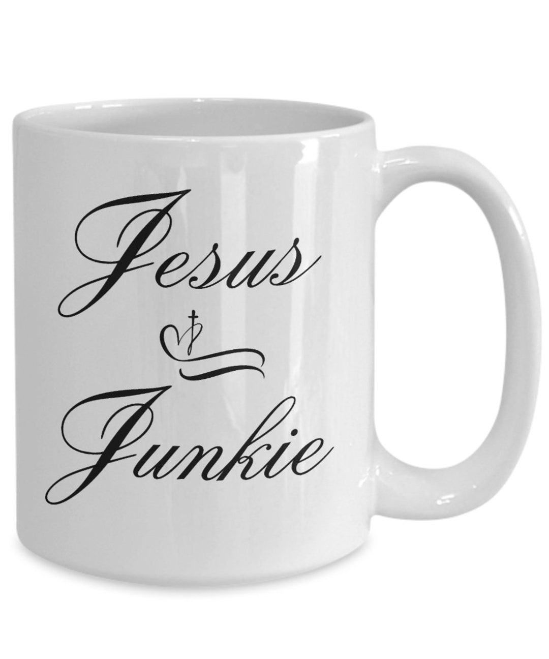 Jesus Junkie Coffee Mug, Gift Ideas for Jesus Junkies Religious Christian Teacup - Etsy