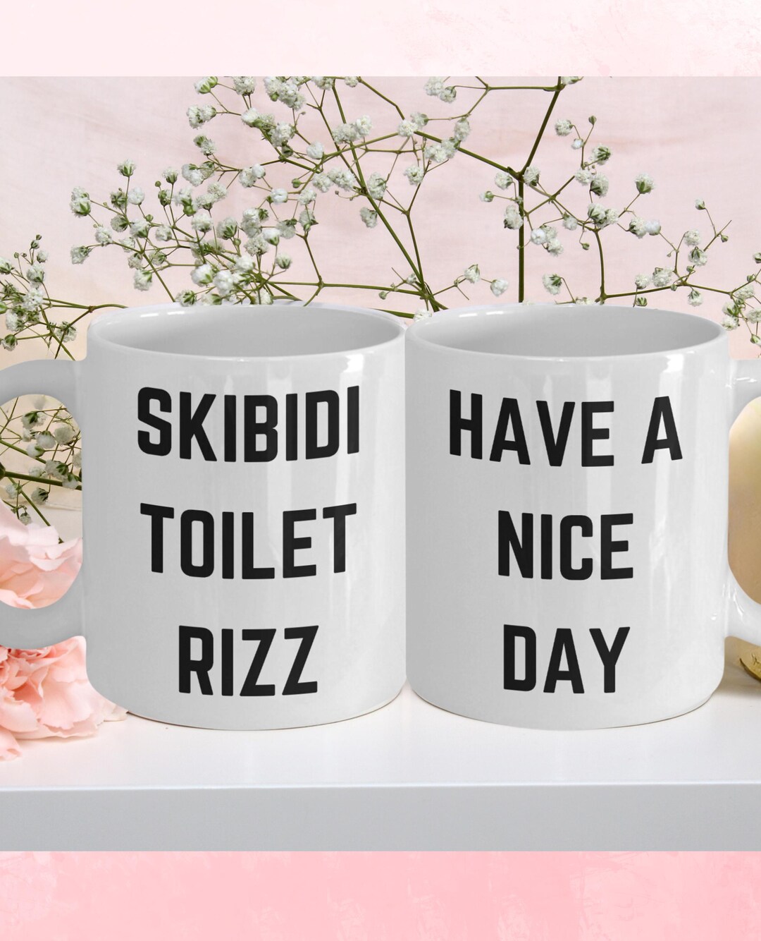 Skibidi Toilet Rizz Coffee Cup, Funny Gift Ideas for Teens Meme ...