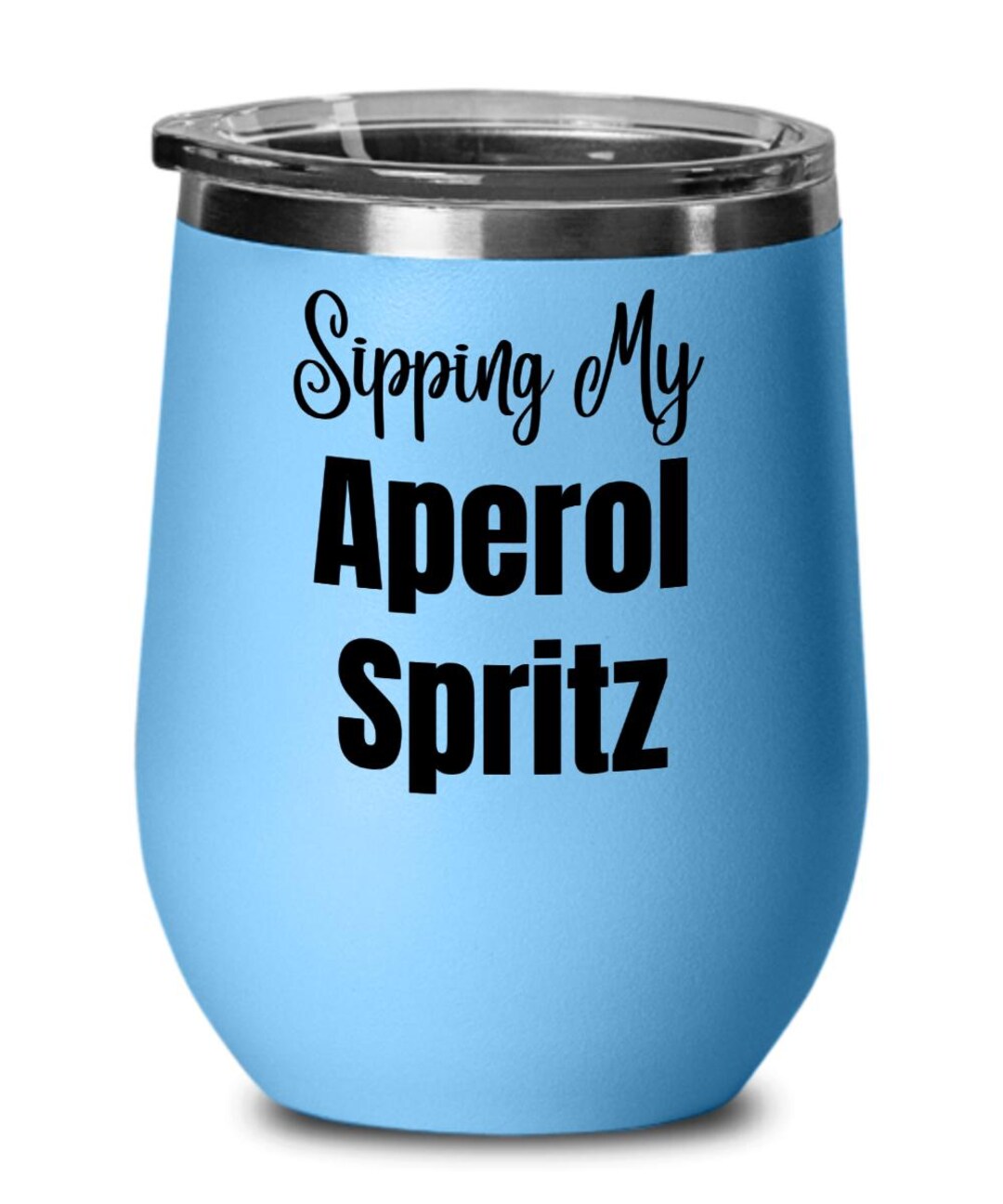 Aperol Spritz Wine Glass, Gifts for Aperol Spritz Drinkers, Fun ...