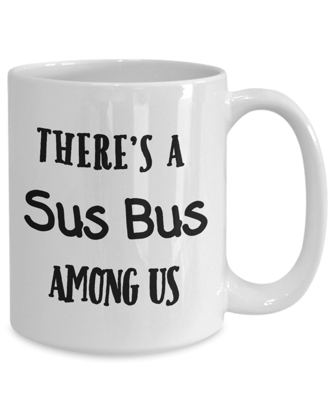 Sus Bus Among Us Coffee Mug, Funny Gift Ideas for Teens, Tweens, Gamers ...