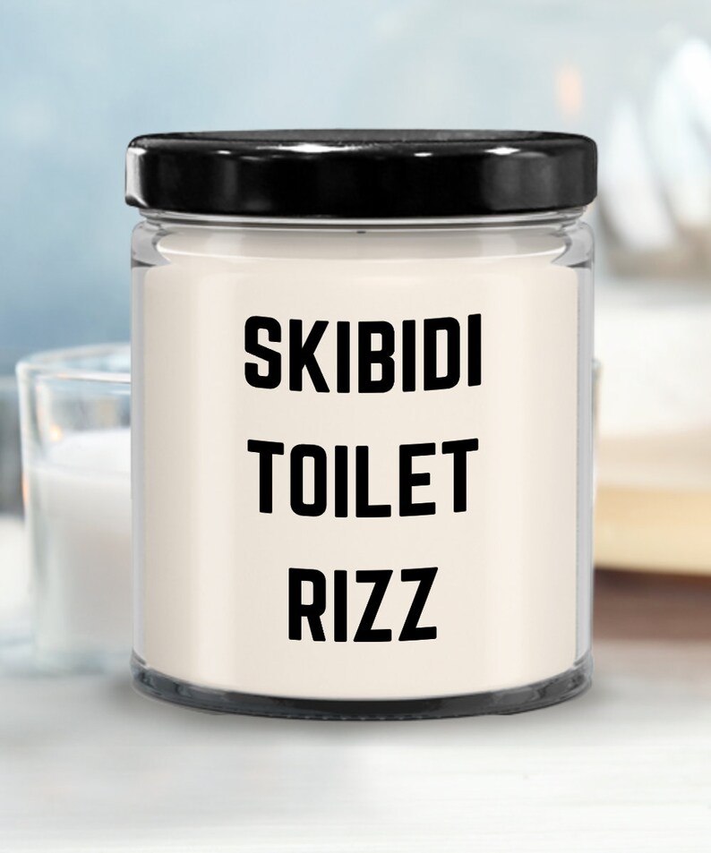Skibidi Toilet Rizz Candle, Funny Gift Ideas for Teens Meme Teachers ...