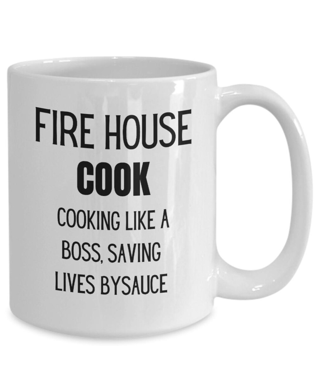 Fire House Cook Mug, Gift Ideas for Firefighters, Firehouse Cooking ...