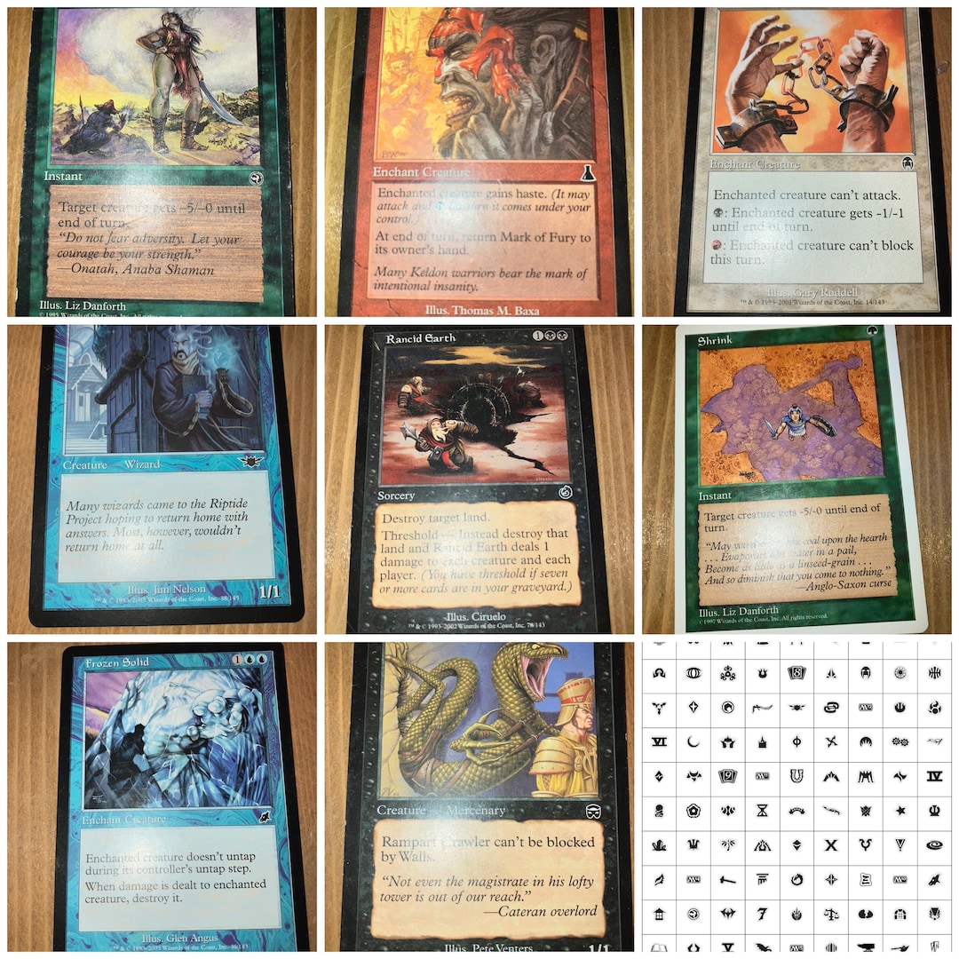 Vintage Magic the Gathering Cards (one Random Common Card) - Etsy