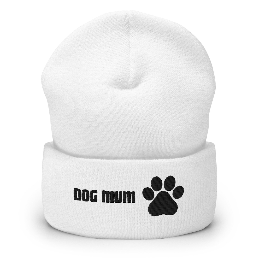 Womens Winter Dog Mum Beanie Dog Mum Gift Dog Owner Gift - Etsy