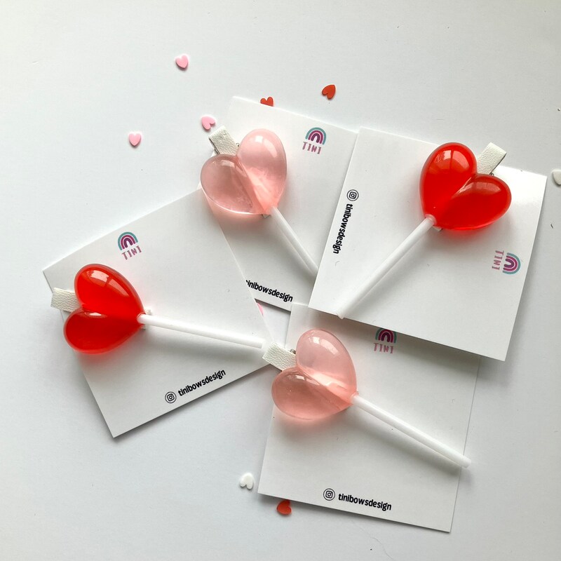 Heart Hair Ties - Etsy