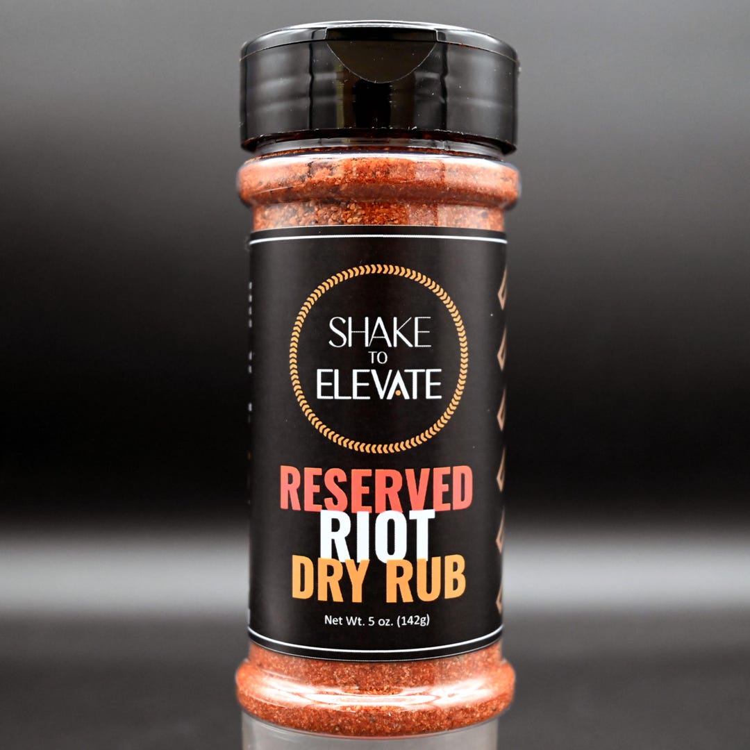 Shake to Elevate - Reserved Riot (medium Spicy) No Salt BBQ Dry Rub ...