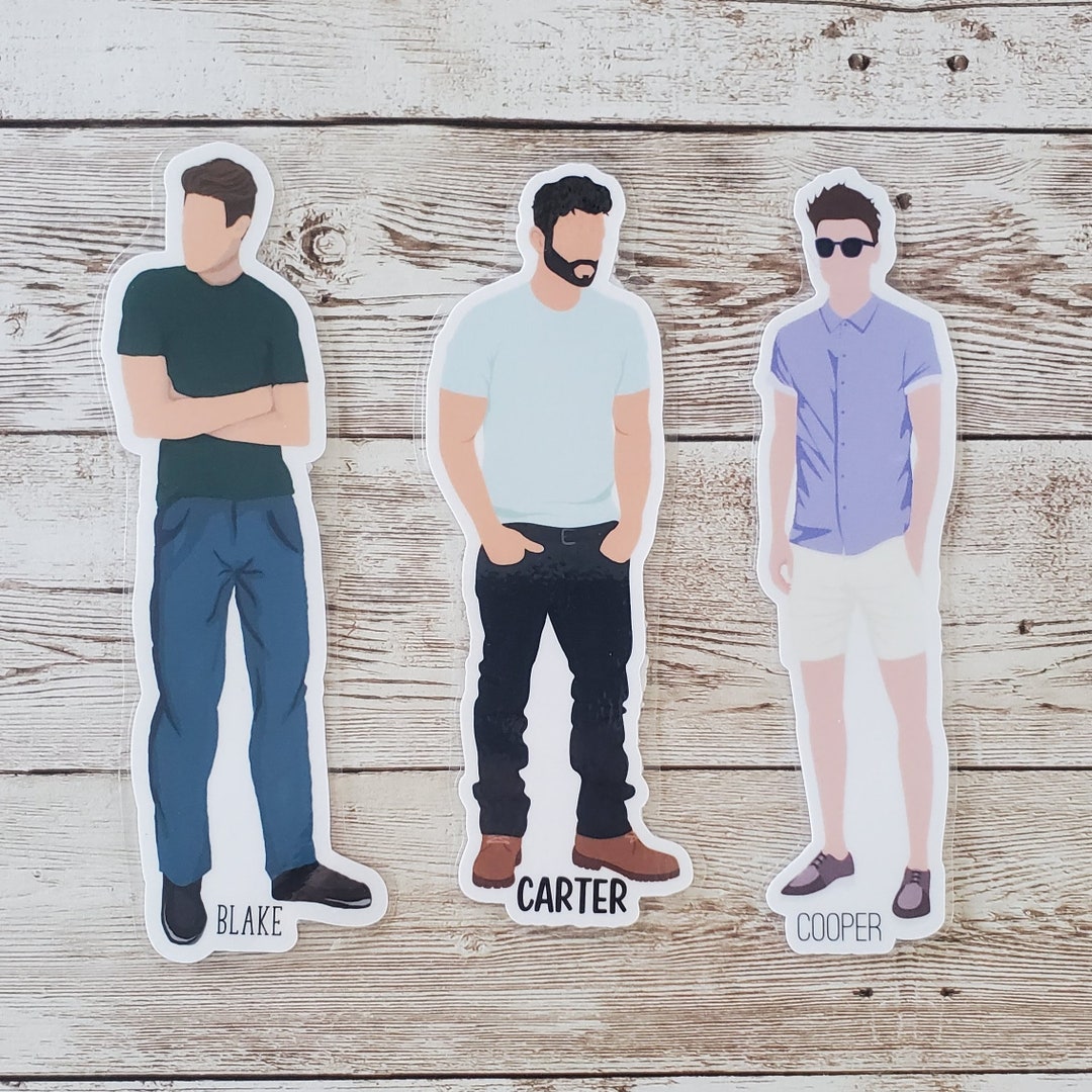 Book Boyfriend Bookmark Bundle, Ashley Funk Books, Blake, Carter ...