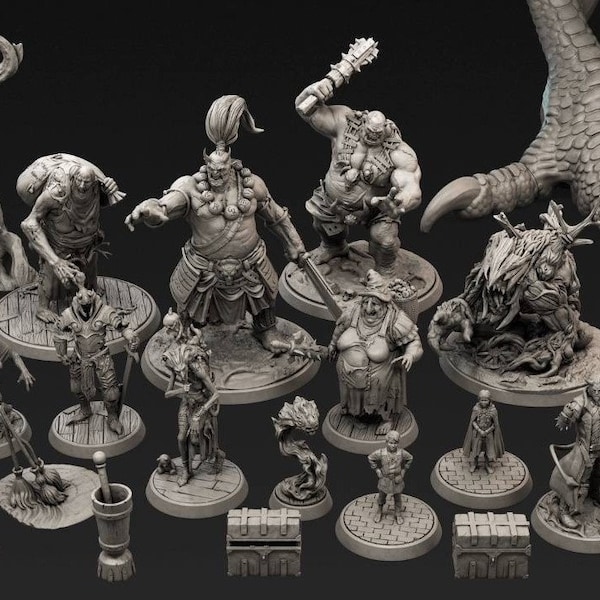 Dnd Mini Stl Files - Etsy