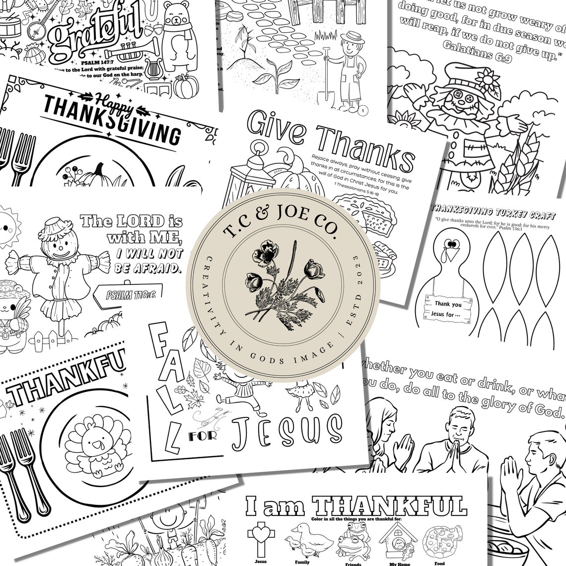 Christian Printable Crafts | Sunday School Craft | Thanksgiving Kids ...