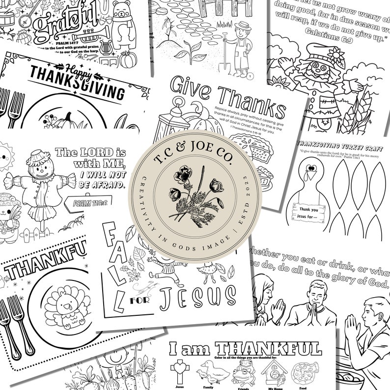 Christian Printable Crafts | Sunday School Craft | Thanksgiving Kids ...