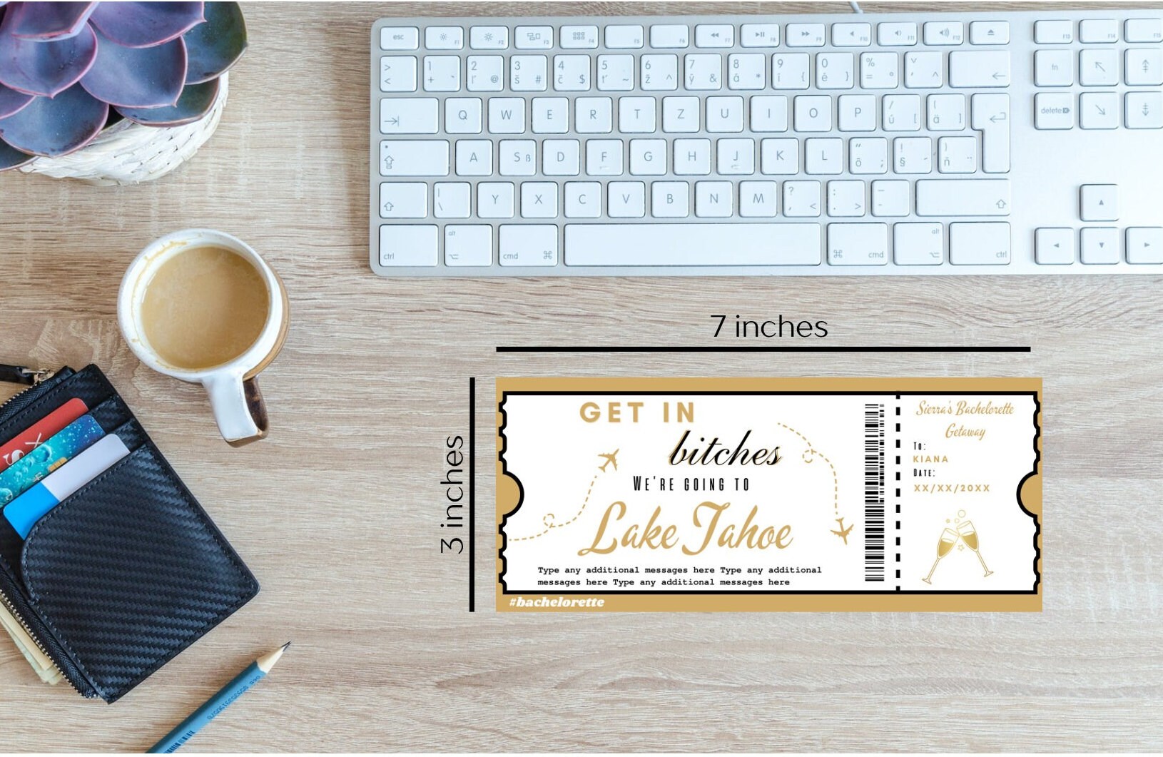 Editable Boarding Pass Template, Girls Trip Gift Ticket, Weekend ...