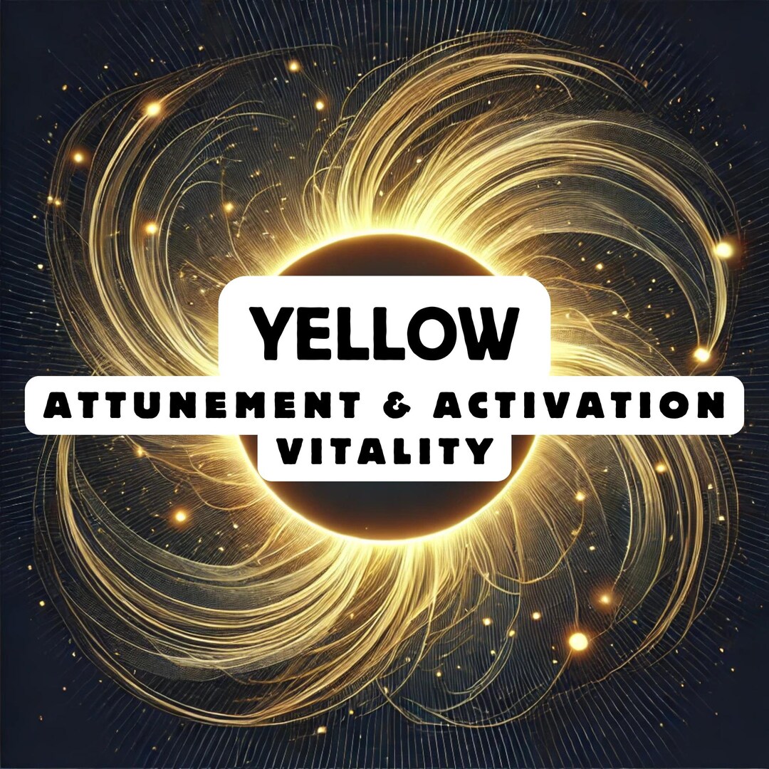 Yellow Color Attunement, Activation - Etsy