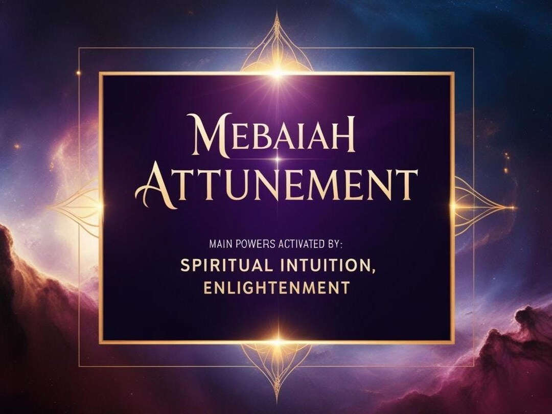 Kabbalah Attunement ,mebaiah ,name of God , Mem-beth-he , Qabalah Attunement, Powerful Energy ...