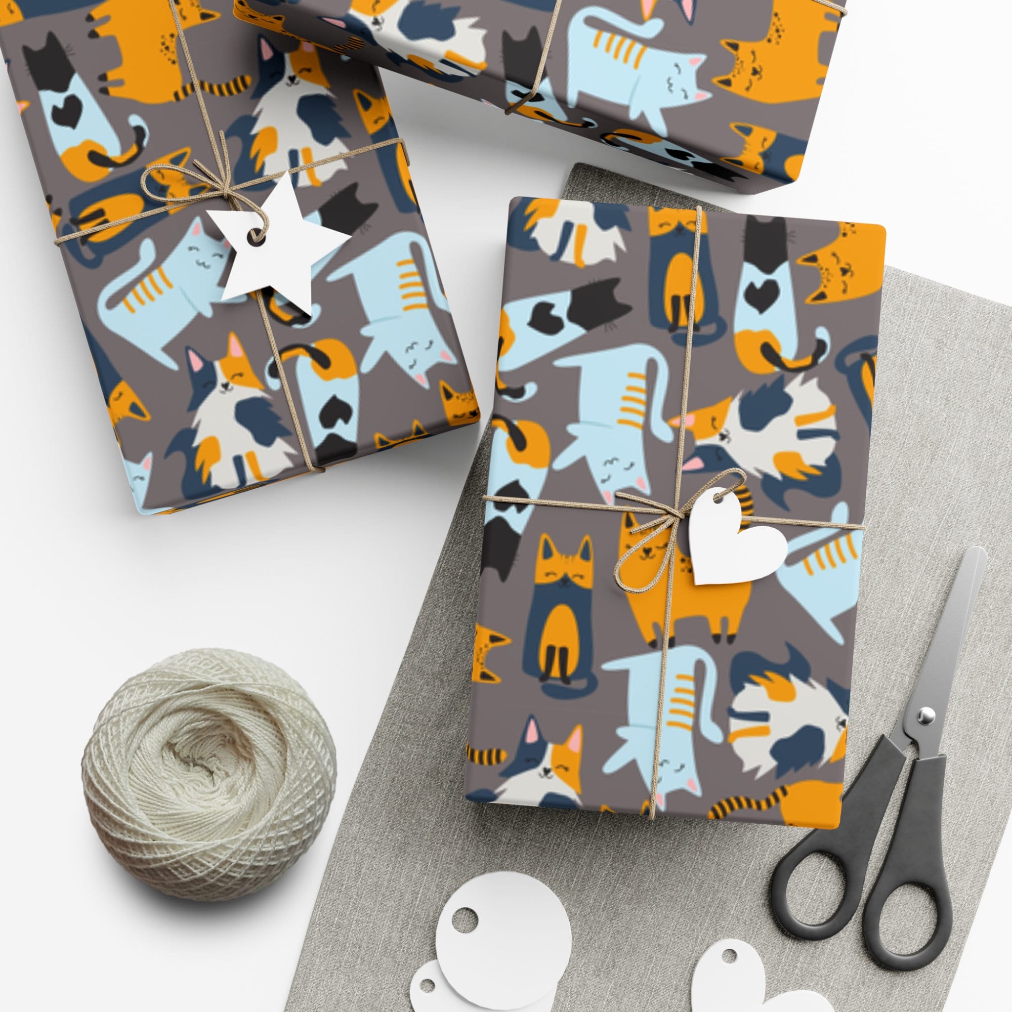 Happy Cats Gift Wrapping Paper - Etsy