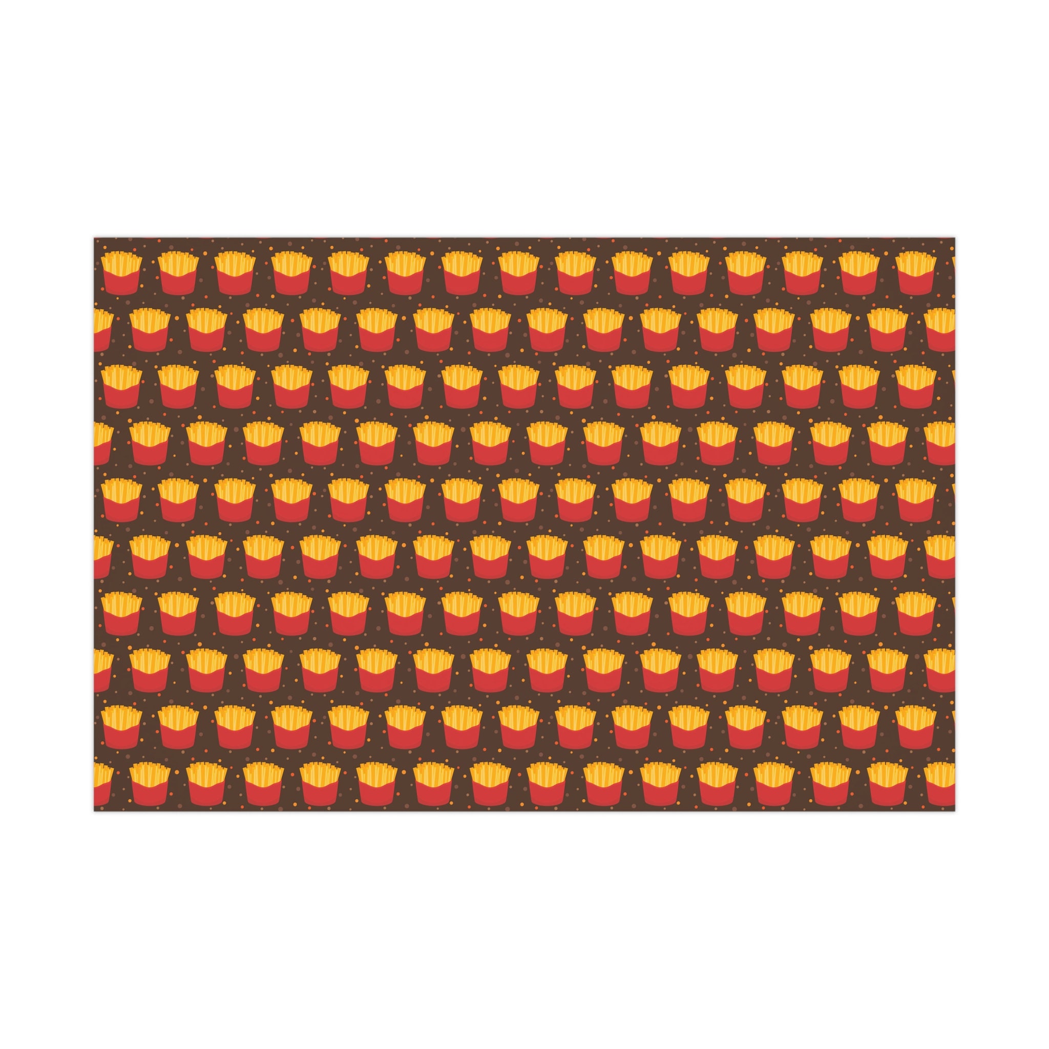 French Fry Fast Food Gift Wrapping Paper - Etsy