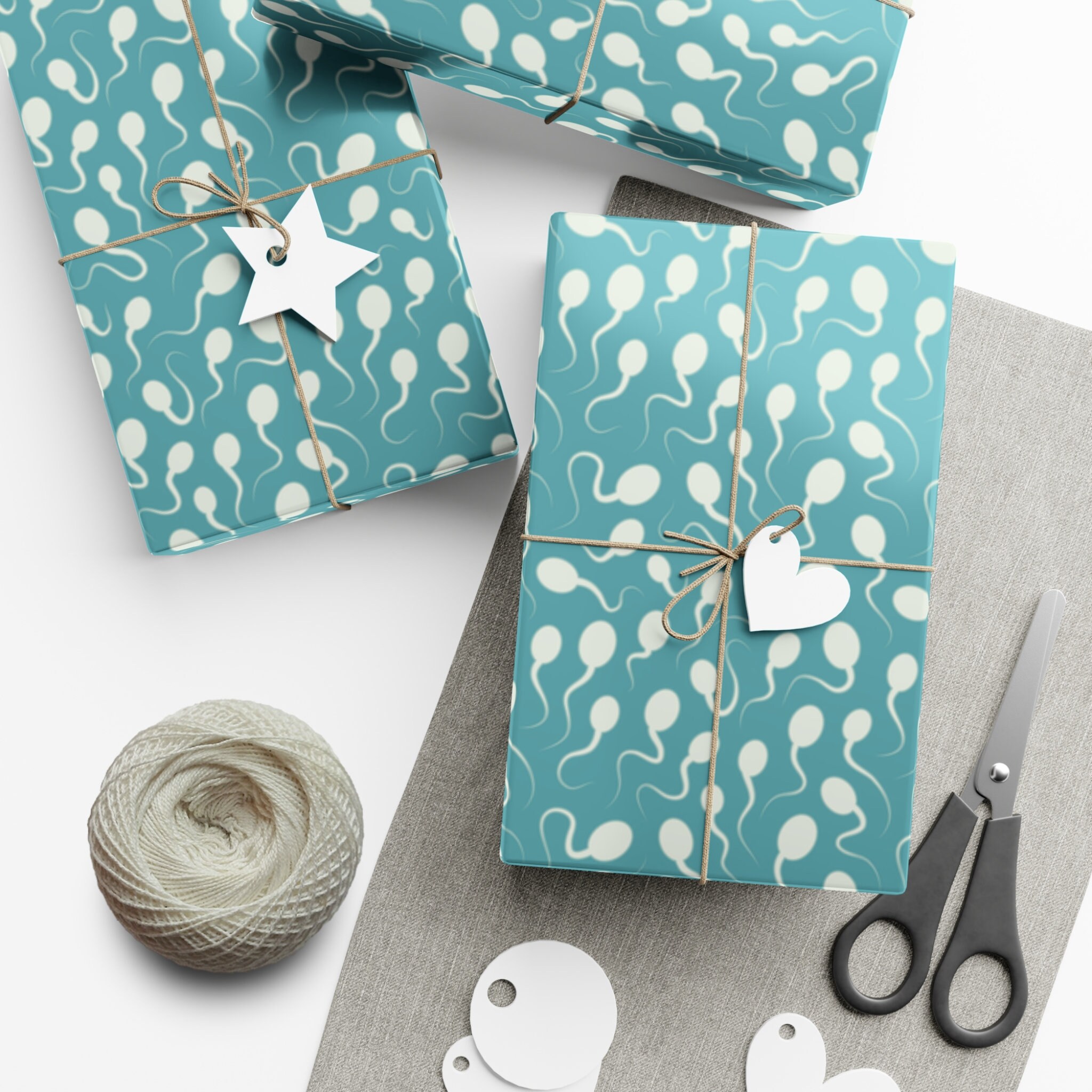 Sperm Funny Birthday Baby Shower Present Gift Wrapping Paper - Etsy