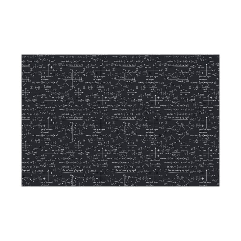 Mathematical Equation Math Teacher Birthday Gift Wrapping Paper - Etsy