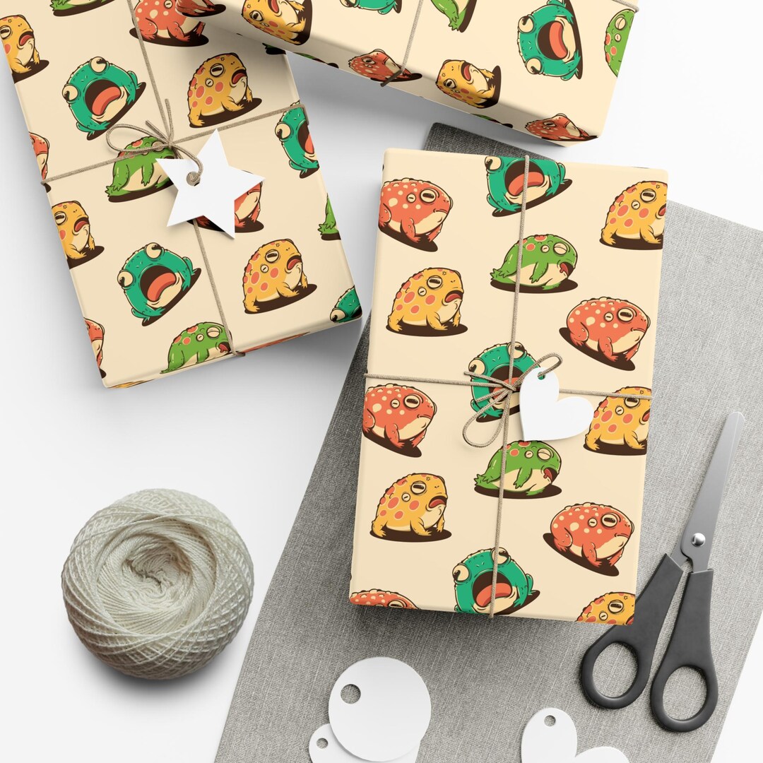 Cute Frog Grumpy Frog Japanese Frogs Christmas Holiday Birthday ...