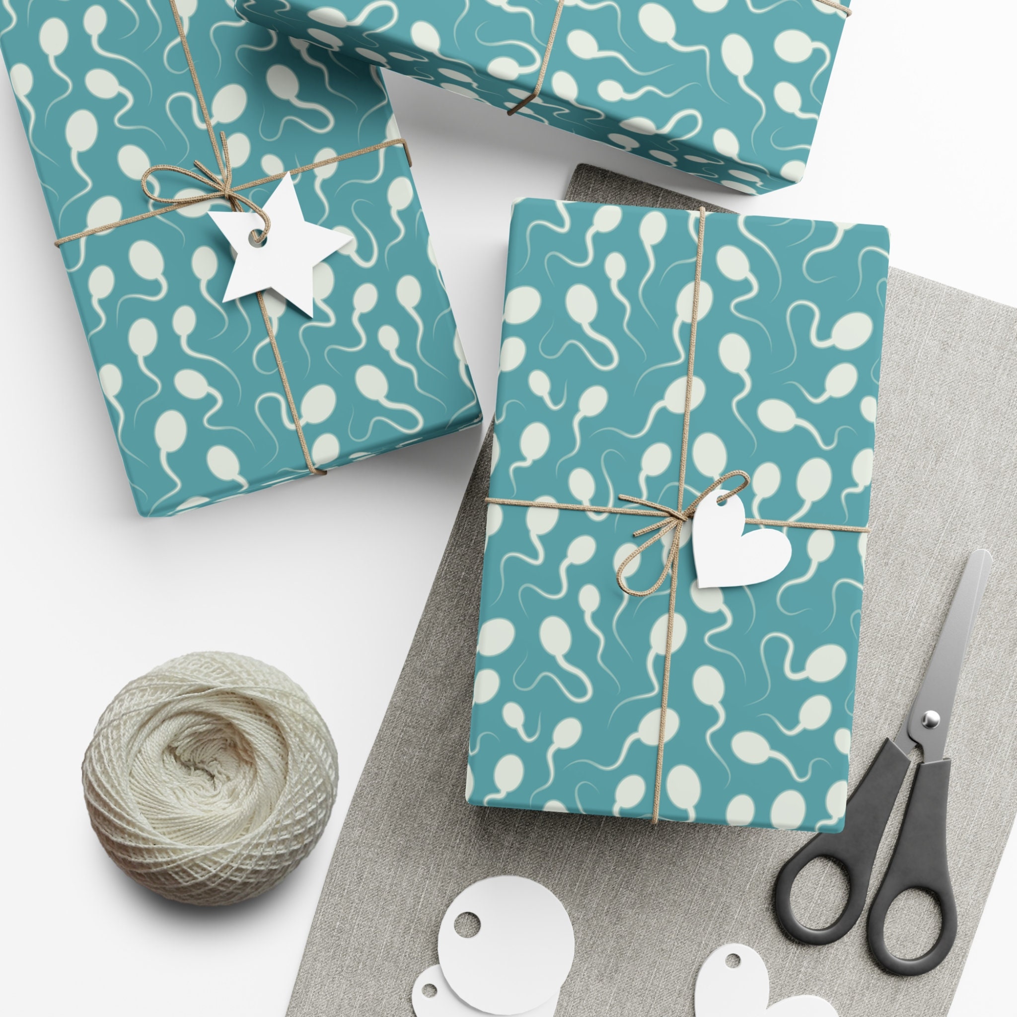 Sperm Funny Birthday Baby Shower Present Gift Wrapping Paper - Etsy