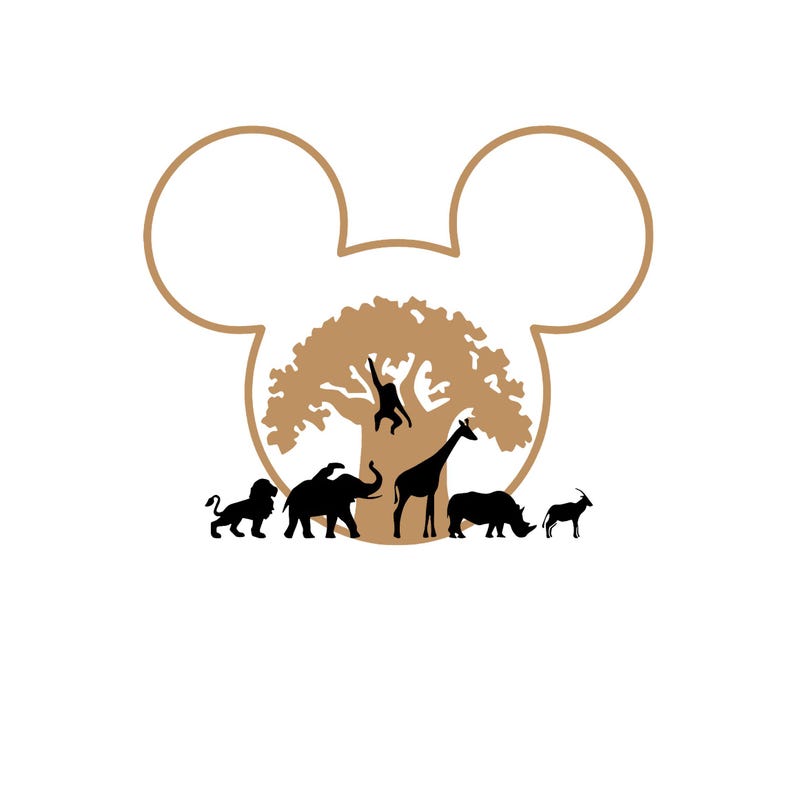 Animal Kingdom MM Ears Download - Etsy
