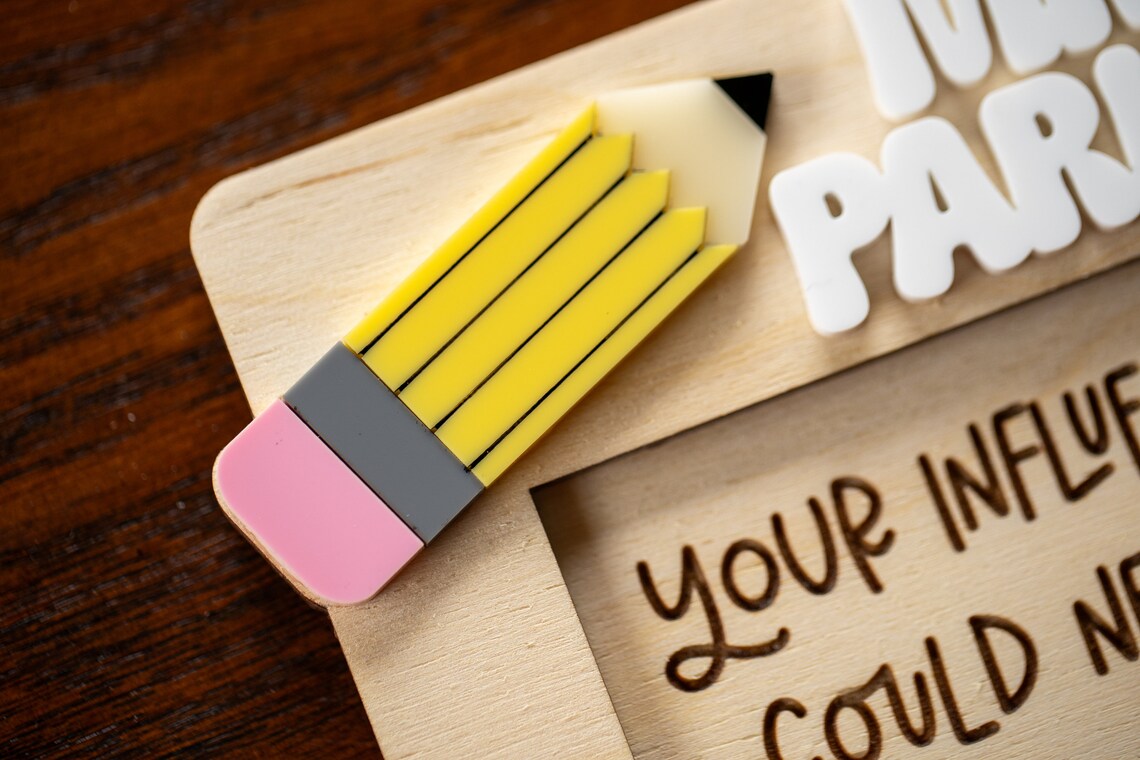 Teacher Appreciation Gift Sticky Note Holder, Teacher Sticky Note ...