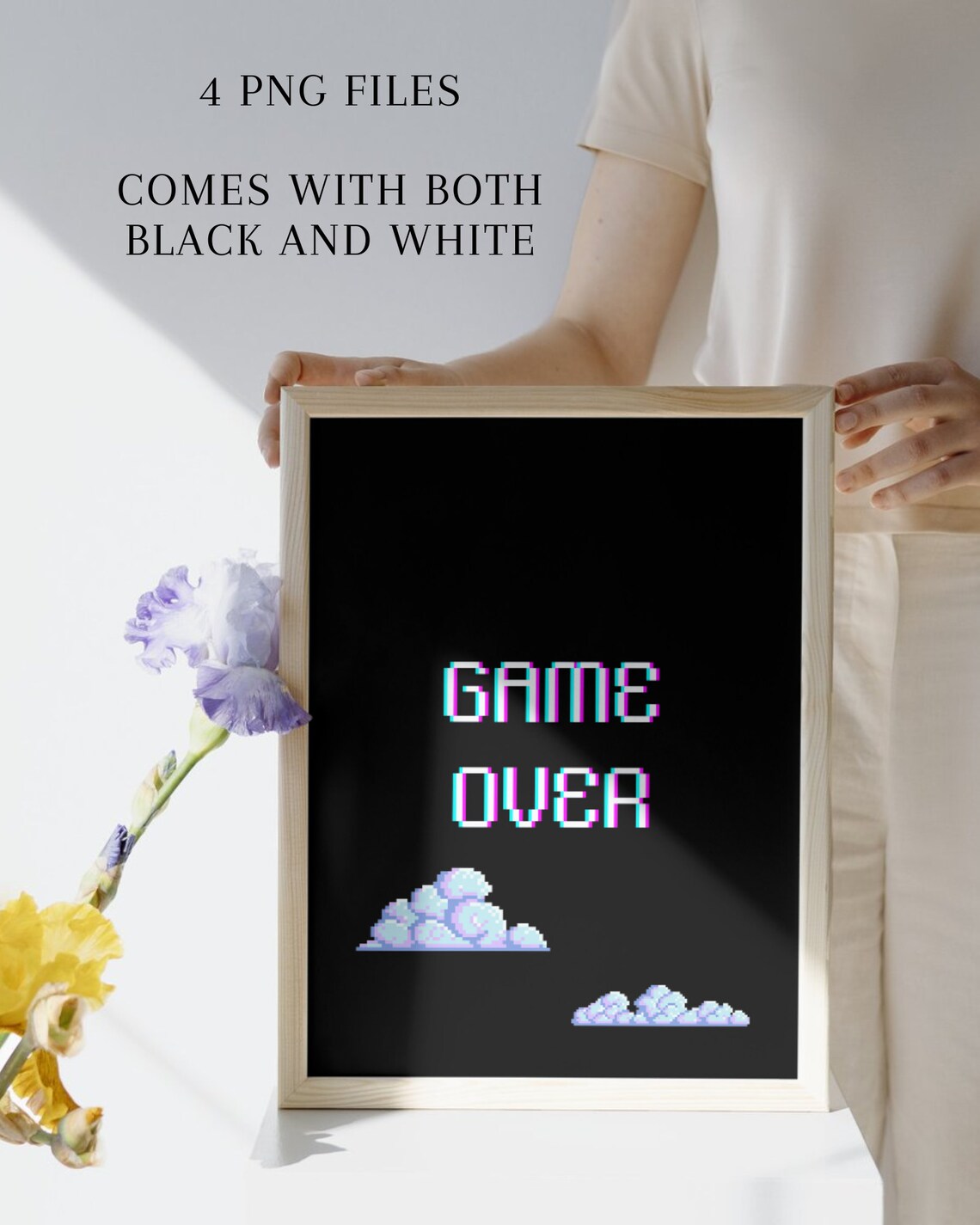Printable Game Over Print Instant Download Home Decor Wall Print - Etsy