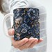 Moody Skull Seamless Pattern in Blue - Sublimation and Print - 300dpi ...