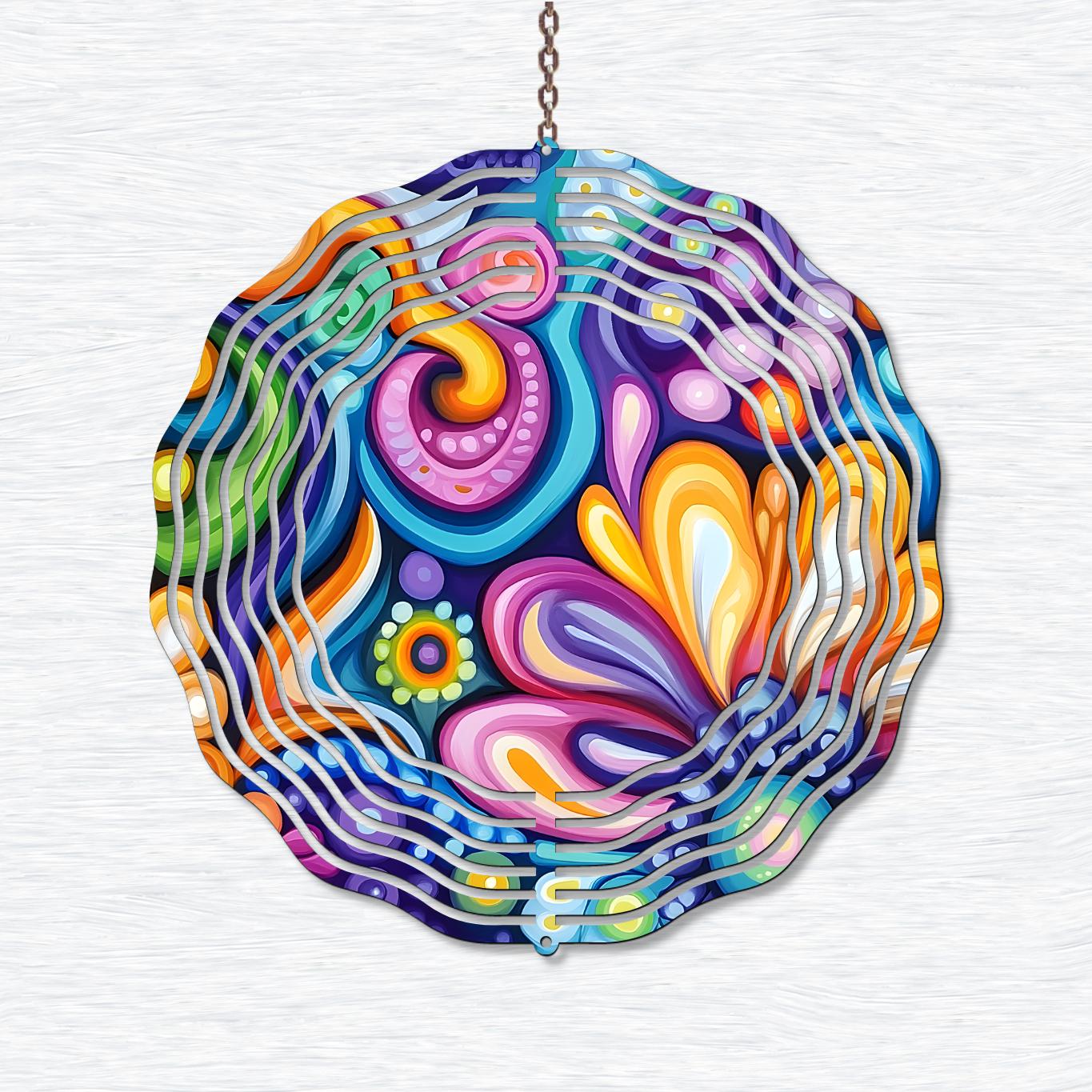 Abstract Colourful Floral Seamless Pattern - Sublimation and Print ...