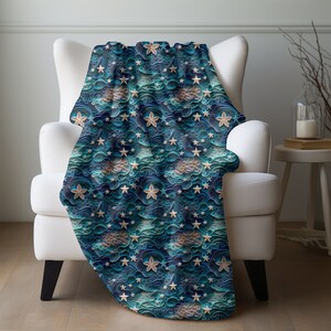 Seamless Pattern - 3d Quilled Night Sky - Sublimation and Print ...