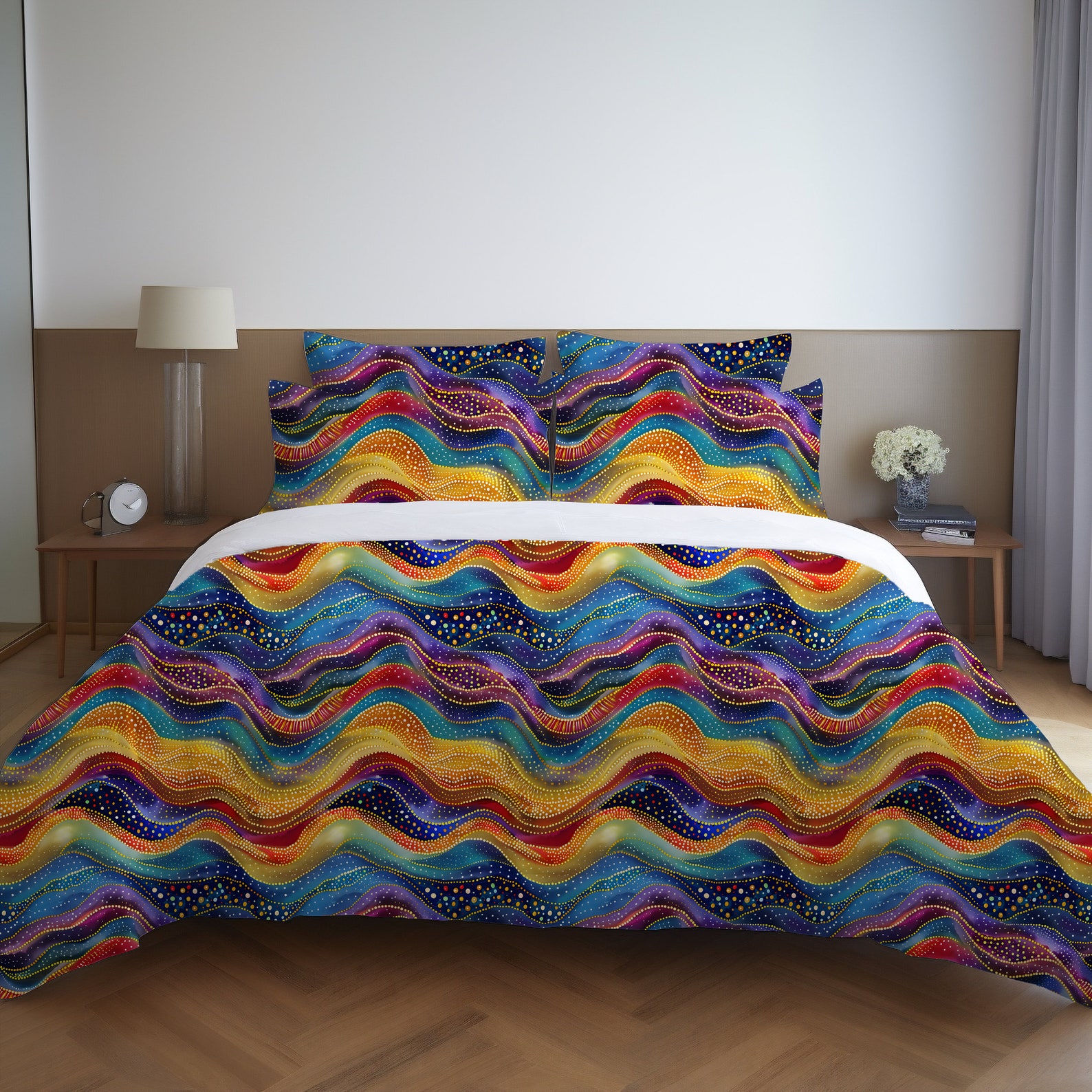 Wavy Dot Batik Seamless Pattern Sublimation & Print 300dpi PNG Gift for ...