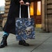 Moody Skull Seamless Pattern in Blue - Sublimation and Print - 300dpi ...