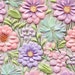 3d Pastel Floral Digital Seamless Pattern Sublimation and Print 300dpi ...