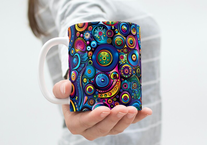 Abstract Vibrant Seamless Pattern Sublimation and Print 300dpi PNG ...