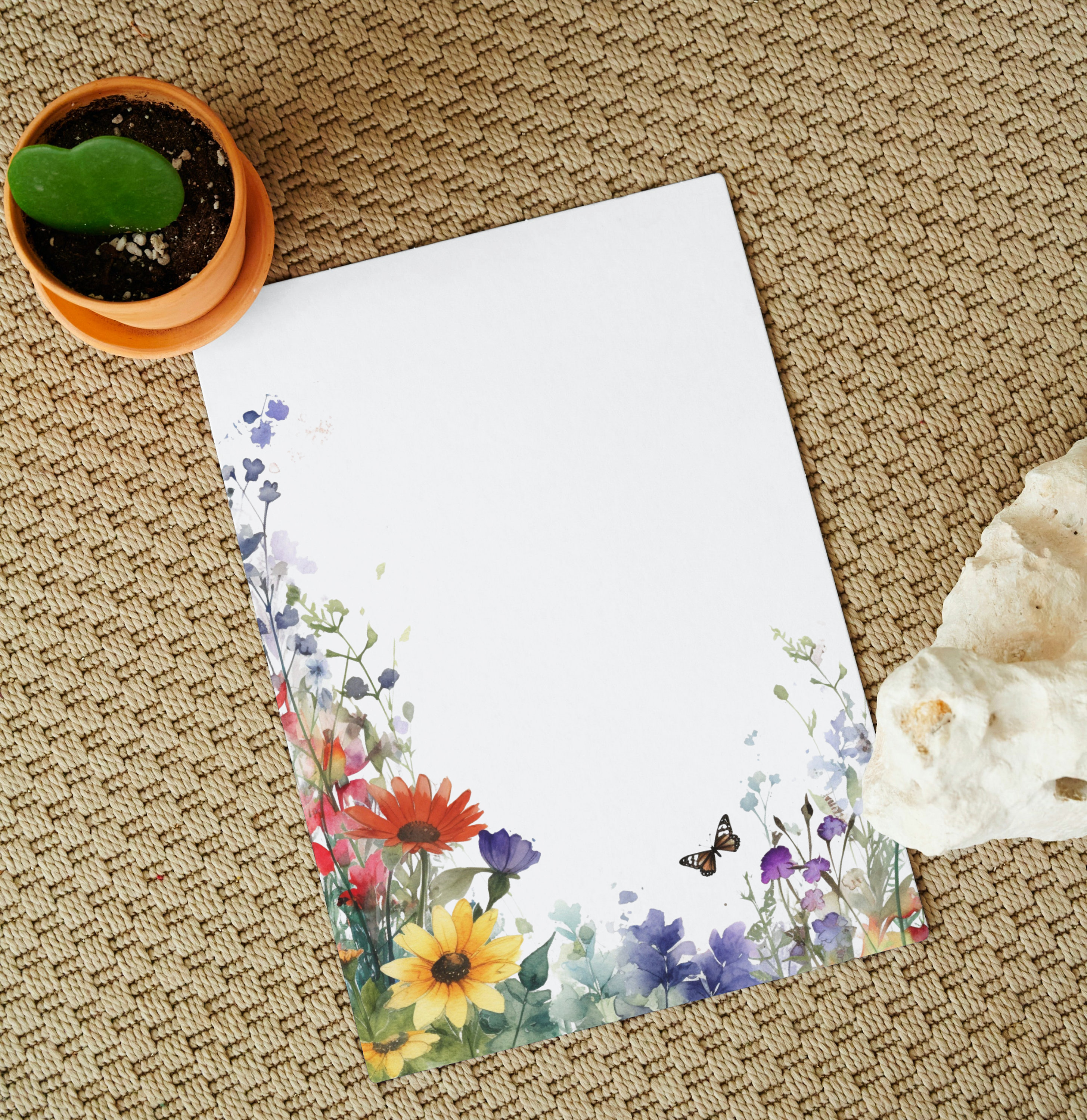 Wildflowers Clipart Bundle Sublimation and Print Borders - Etsy