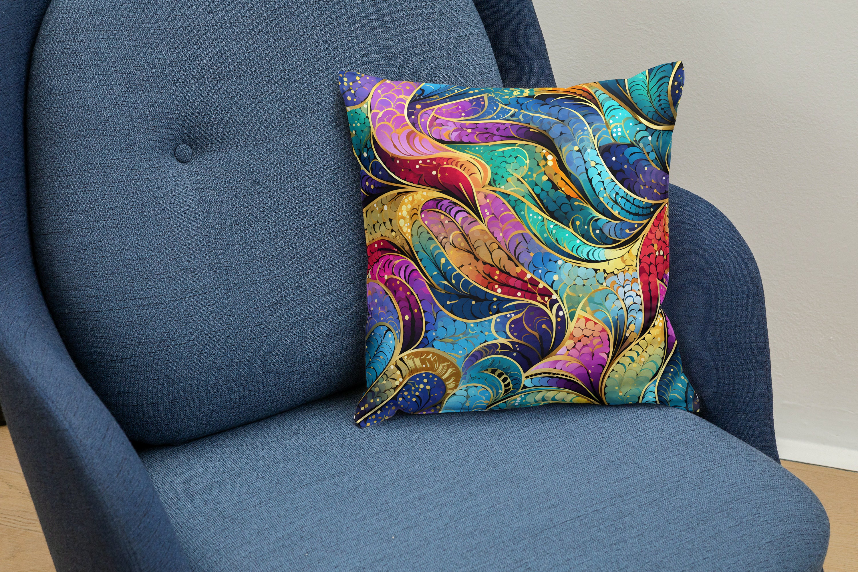 Vibrant Rainbow Batik Digital Seamless Pattern - Sublimation and Print ...