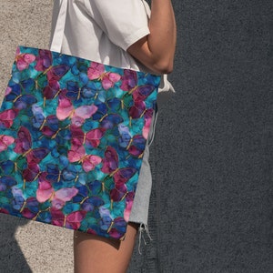 Seamless Pattern - Alcohol Ink Butterflies - Sublimation and Print ...