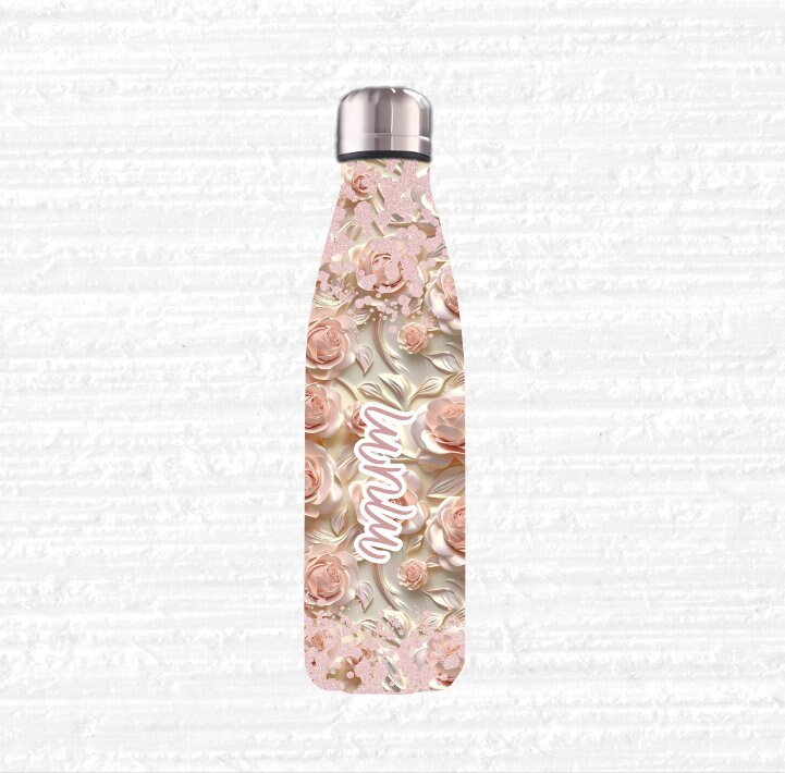 Water Bottle Canva Mock up Frame - 750ml (25oz) Stainless Steel Water ...