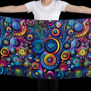 Abstract Vibrant Seamless Pattern - Sublimation and Print - 300dpi PNG ...